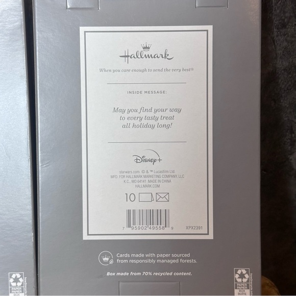 Hallmark | Holiday | Star Wars The Mandalorian Grogu Frogs Boxed ...